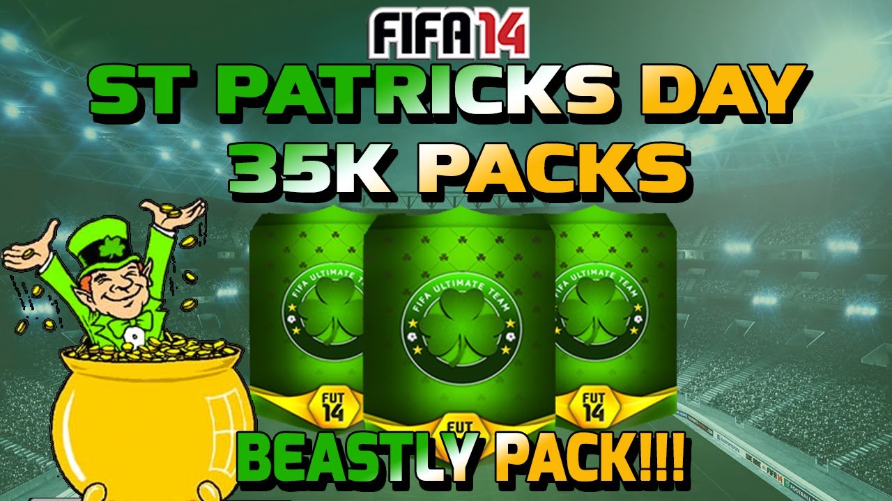 15 x 35k Special Packs! | ST Patricks Day Pack Opening | FIFA 14 ...