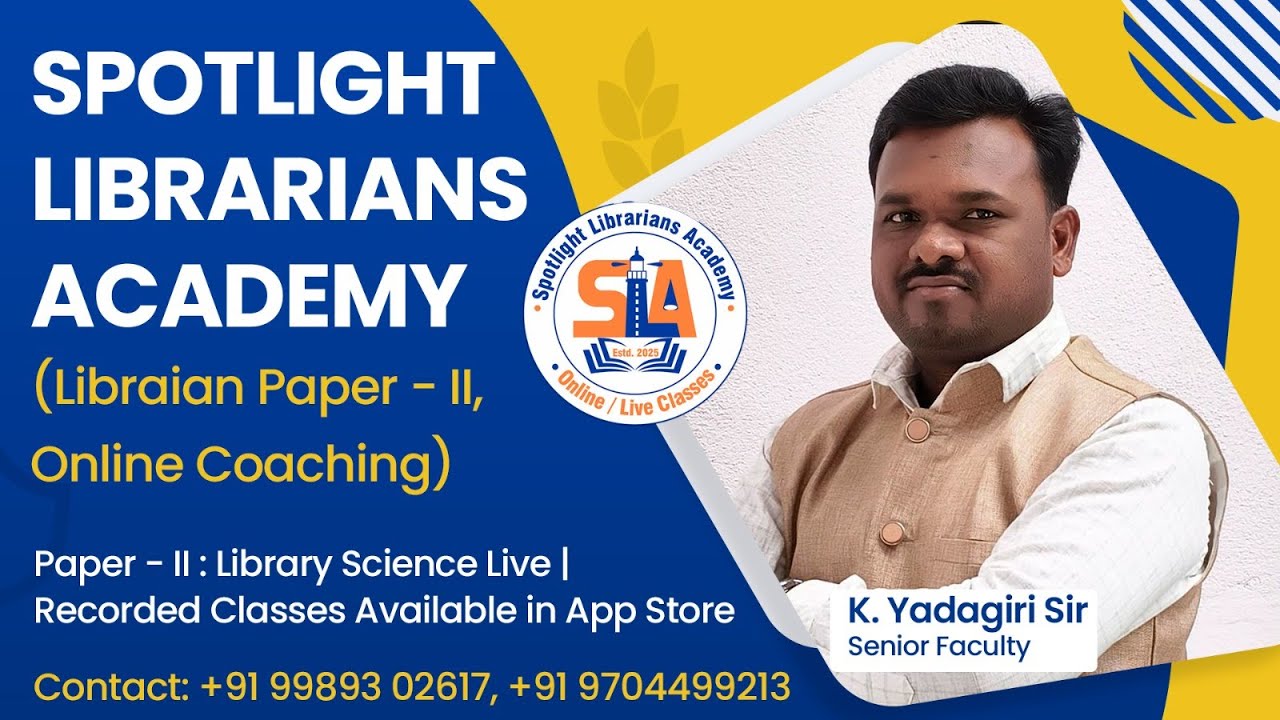 Librarian Online Coaching Classes Paper2 Library Science NewLive Batch ...