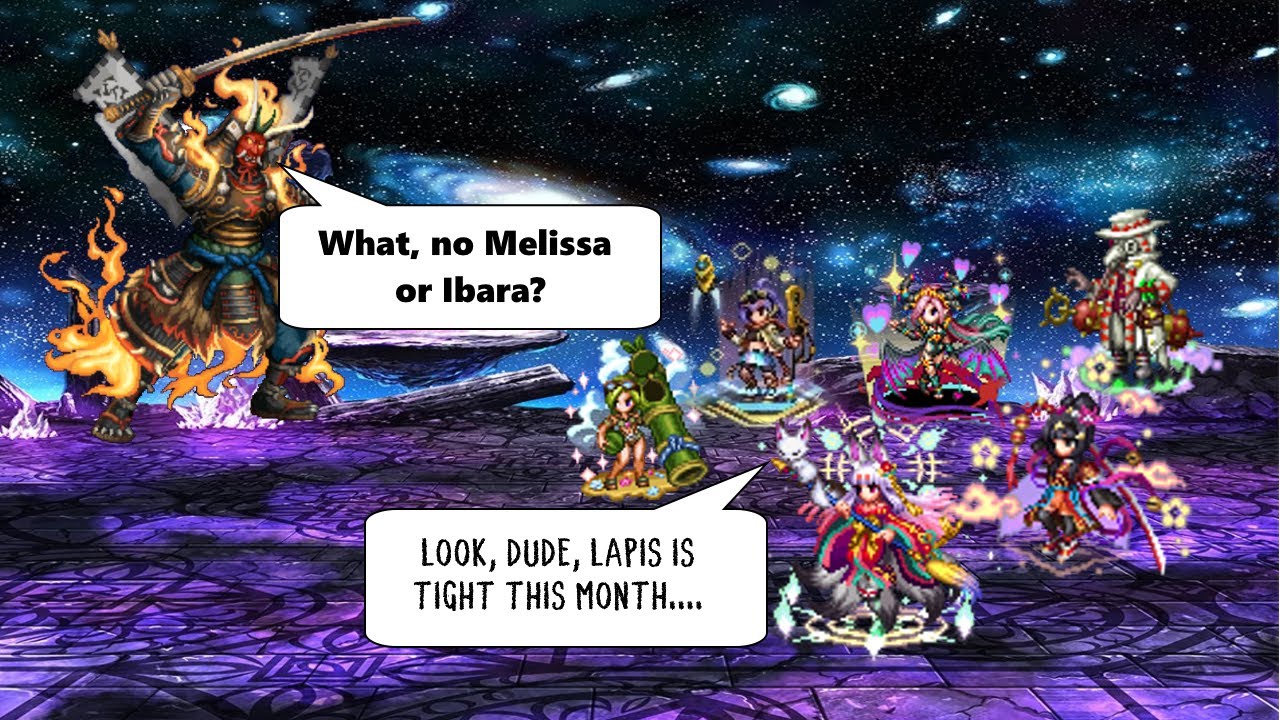 [FFBE] Clash of Wills - Nabunoga, Not Rank 1, No Melissa or Blade of ...
