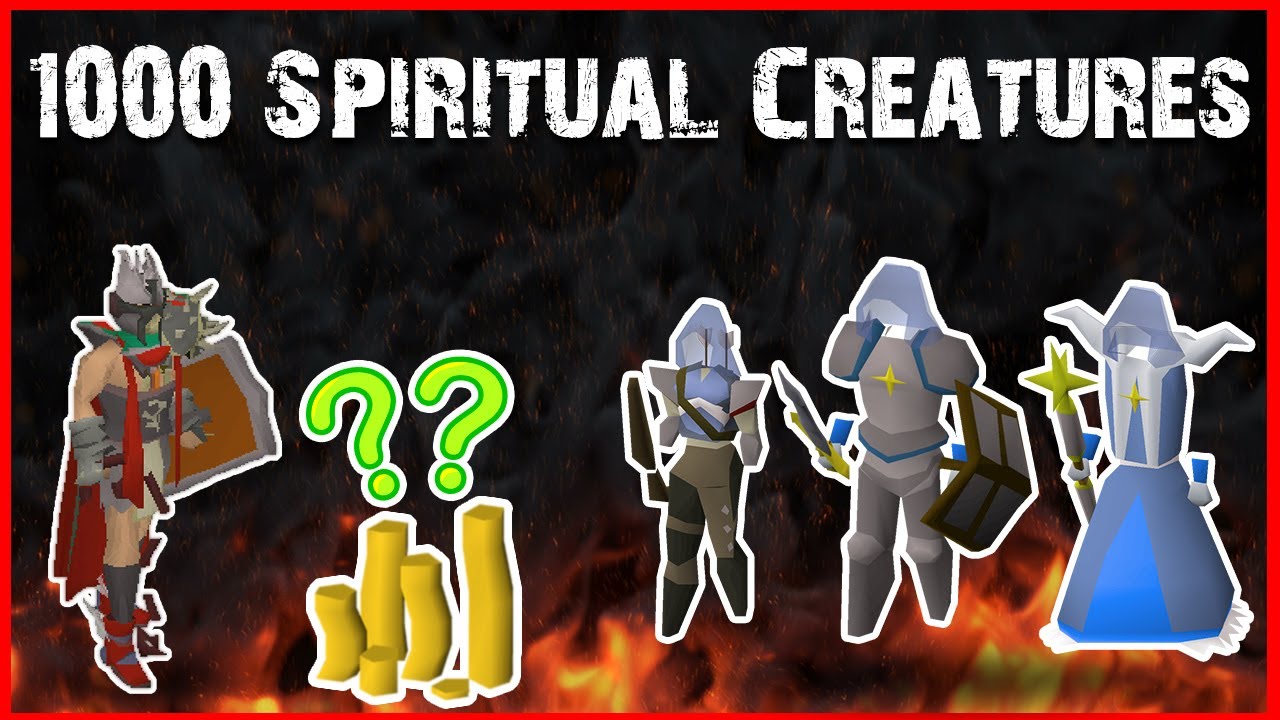 OSRS Road To 1 Billion GP Killing 1,000 Spiritual Creatures (Runescape ...