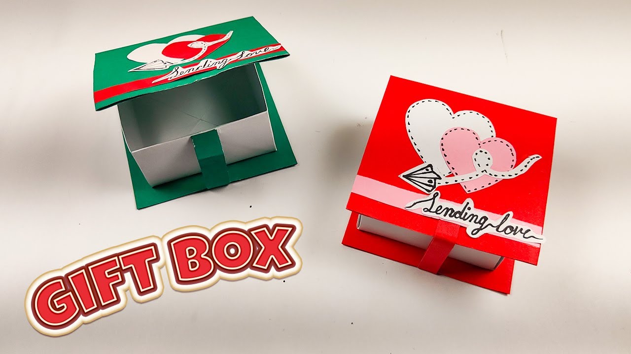 DIY Gift Box | How To Make A Gift Box | Paper Gift Box Ideas - YouTube