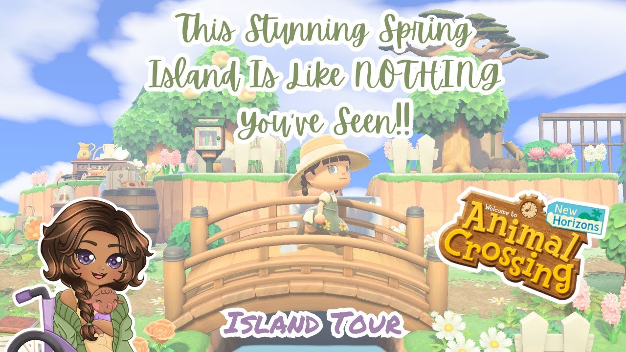 Stunning Spring Island Tour with So Many Surprises!!! ACNH Island Tour ...