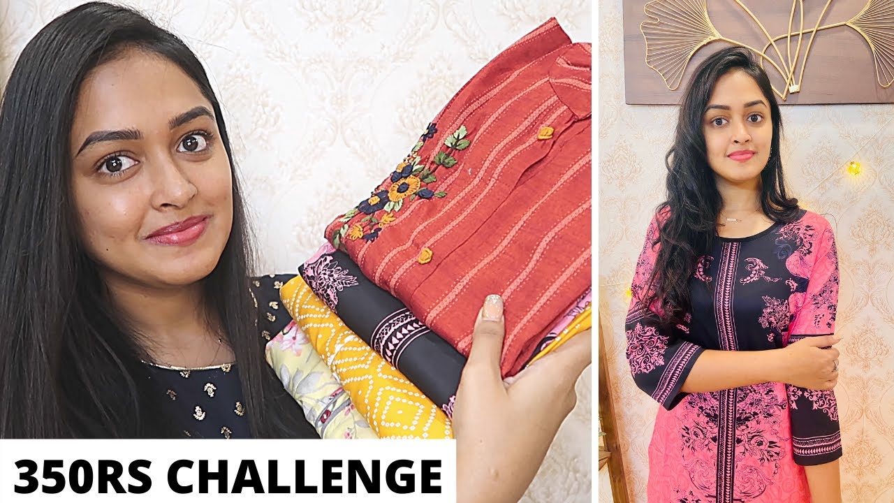 Meesho Challenge | Under *350* Cotton Kurti | Special For Summer | Pass ...