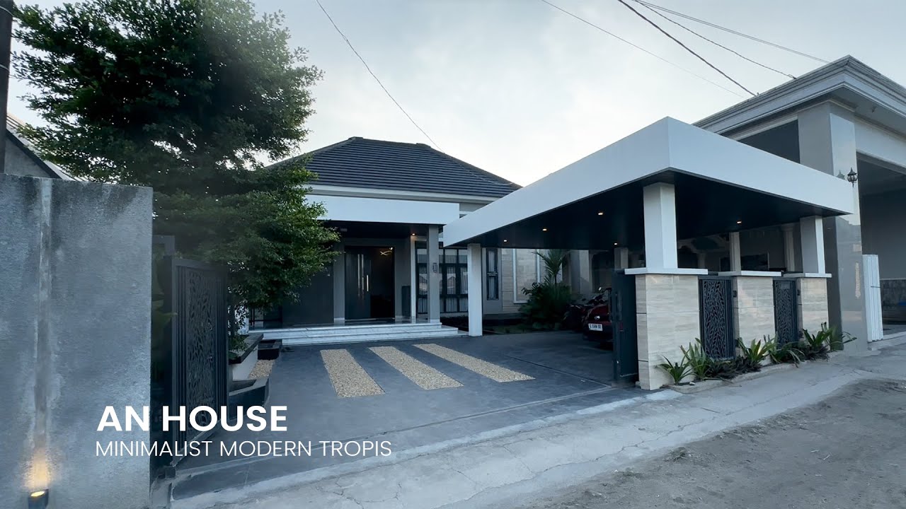 Rumah Bernuansa Minimalist Modern Tropis Di Lahan 300 Meter Persegi ...