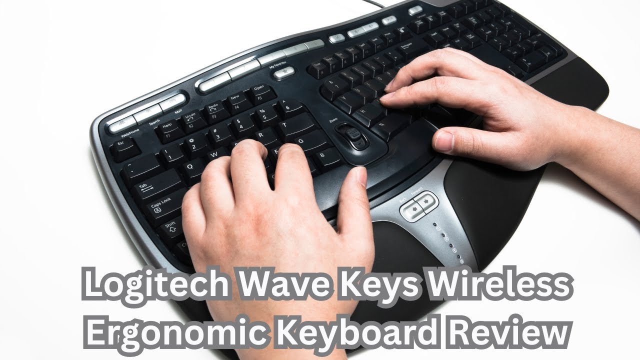 The Logitech Wave Wireless Keyboard with Ergonomic Keys Review - YouTube