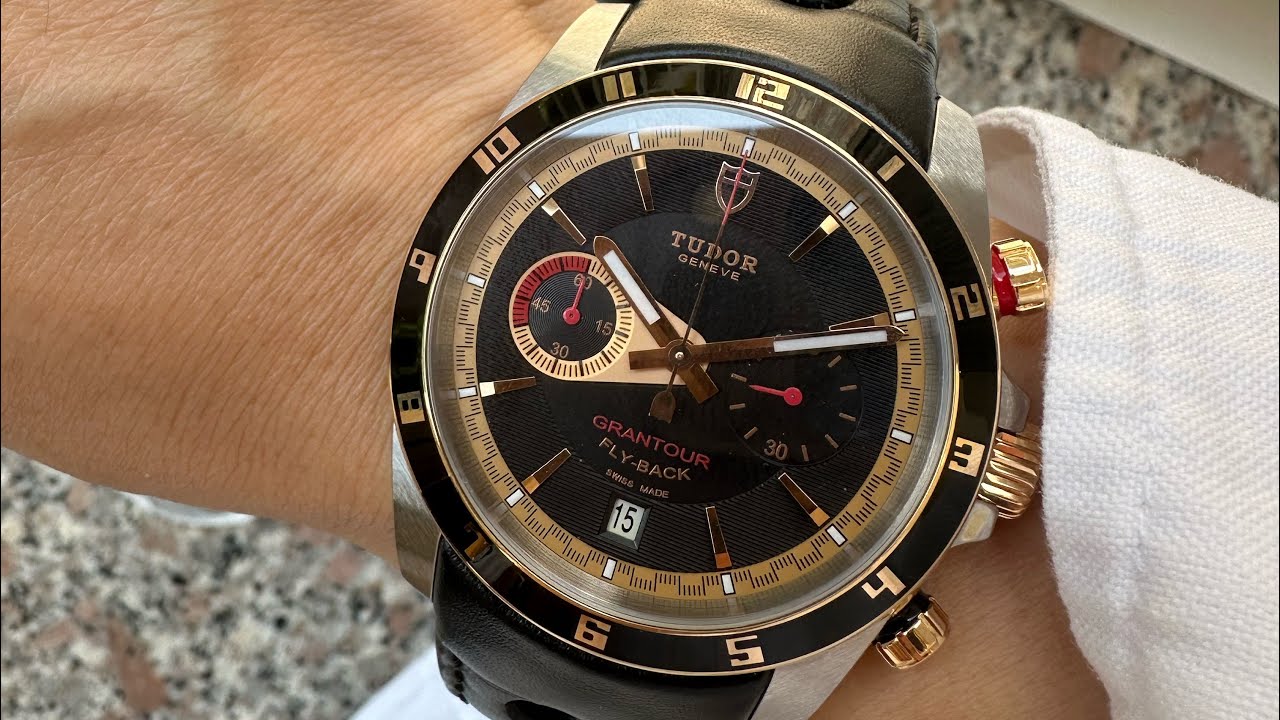 Tudor Grantour Fly Back Chronograph 20551N 18K/SS - YouTube