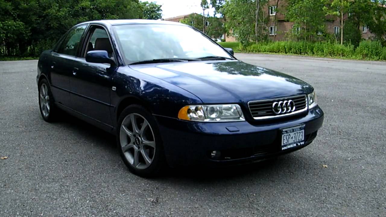 2001 Audi A4 - K&N Filter & Forge 007 DV 7 Foot Sound Test - YouTube