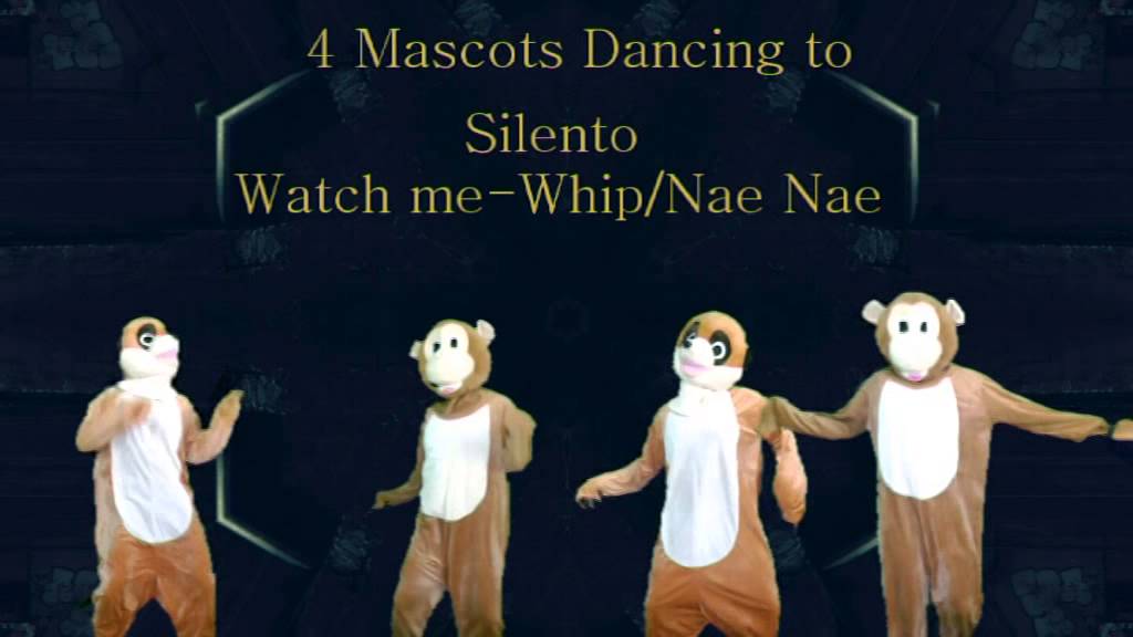Silentó Watch Me (Whip/Nae Nae) 4 Mascots Dancing - YouTube
