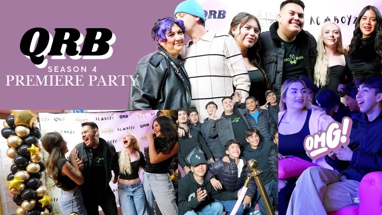 QRB Season 4 Premiere Party // AC Vlogs - YouTube