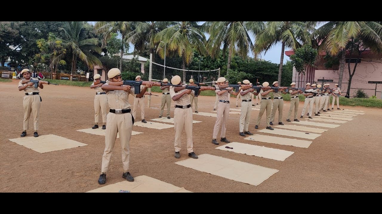 WOMEN POLICE TRAINING MEMORIES - 12th BATCH - PTS TUMAKURU - YouTube