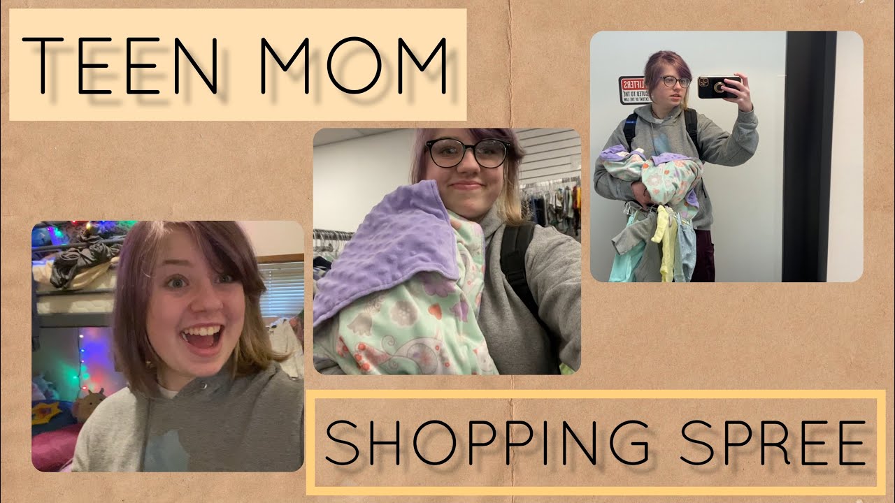 REBORN MAMA SHOPPING SPREE | haul vlog!! | TEEN MOM VLOG - YouTube