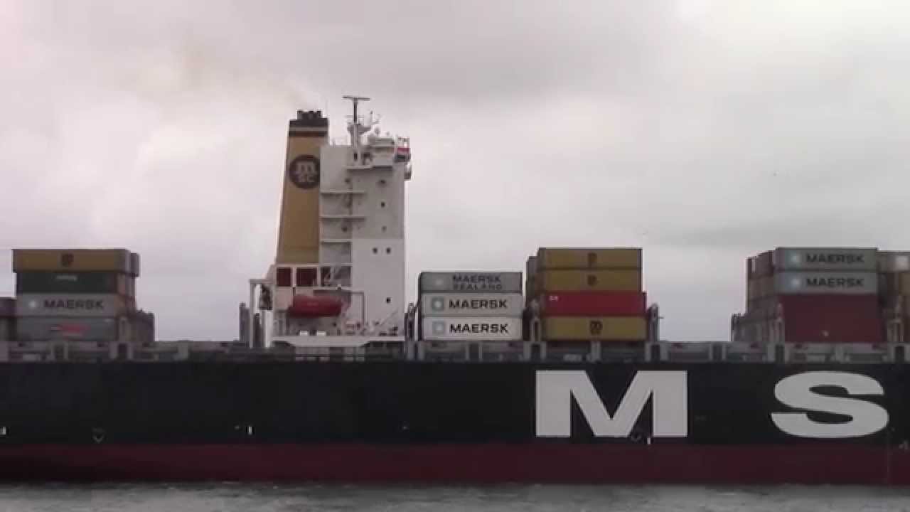 Container Ship MSC BARBARA departing Rotterdam, the Netherlands (June ...