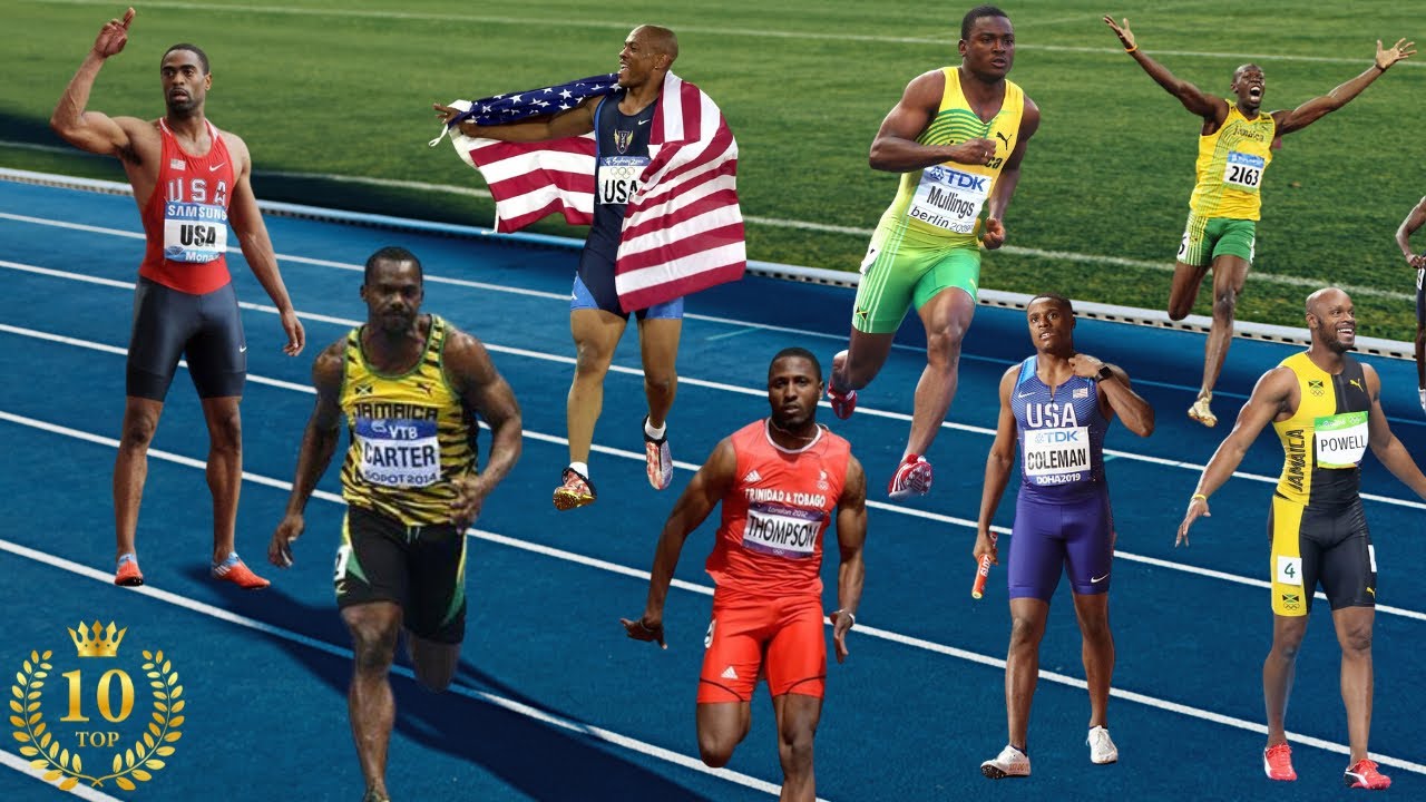 10 of The Fastest People in the World - YouTube