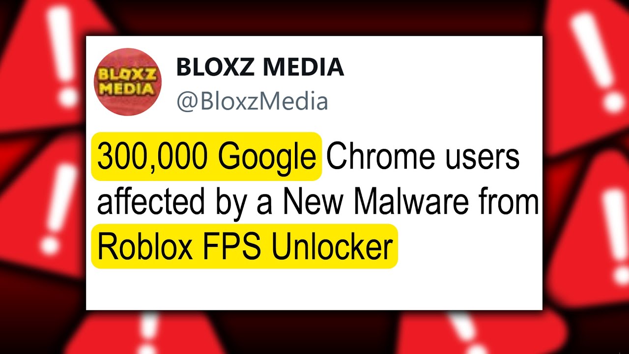 this Roblox FPS Unlocker HACKS YOU.. (NEWS) - YouTube