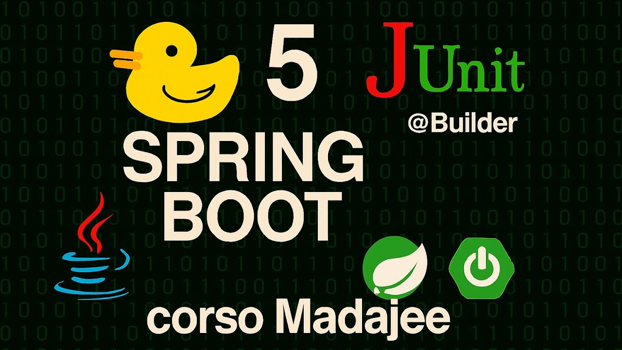 Corso Java Spring boot [LEZIONE 5] #junit - YouTube