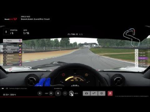 Brands Hatch Race 1 Maclean F1 GTR BMW. Team On Racing Tournament Round ...