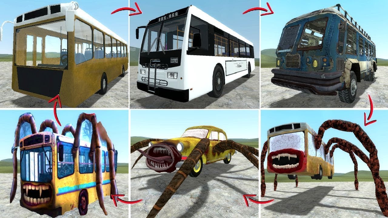 NEW BUS EATER FAMILY : BUS EATER MONSTER BUS, BUS EATER, CAR EATER vs ...