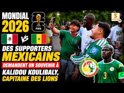 Mondial 2026 : des supporters mexicains demandent un souvenir à Koulibaly, capitaine des Lions