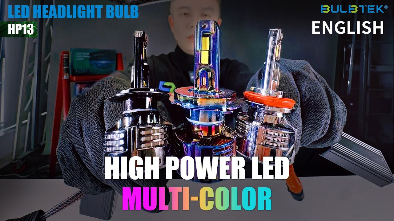 HP13 LED HEADLIGHT BULB@bulbtekled - YouTube
