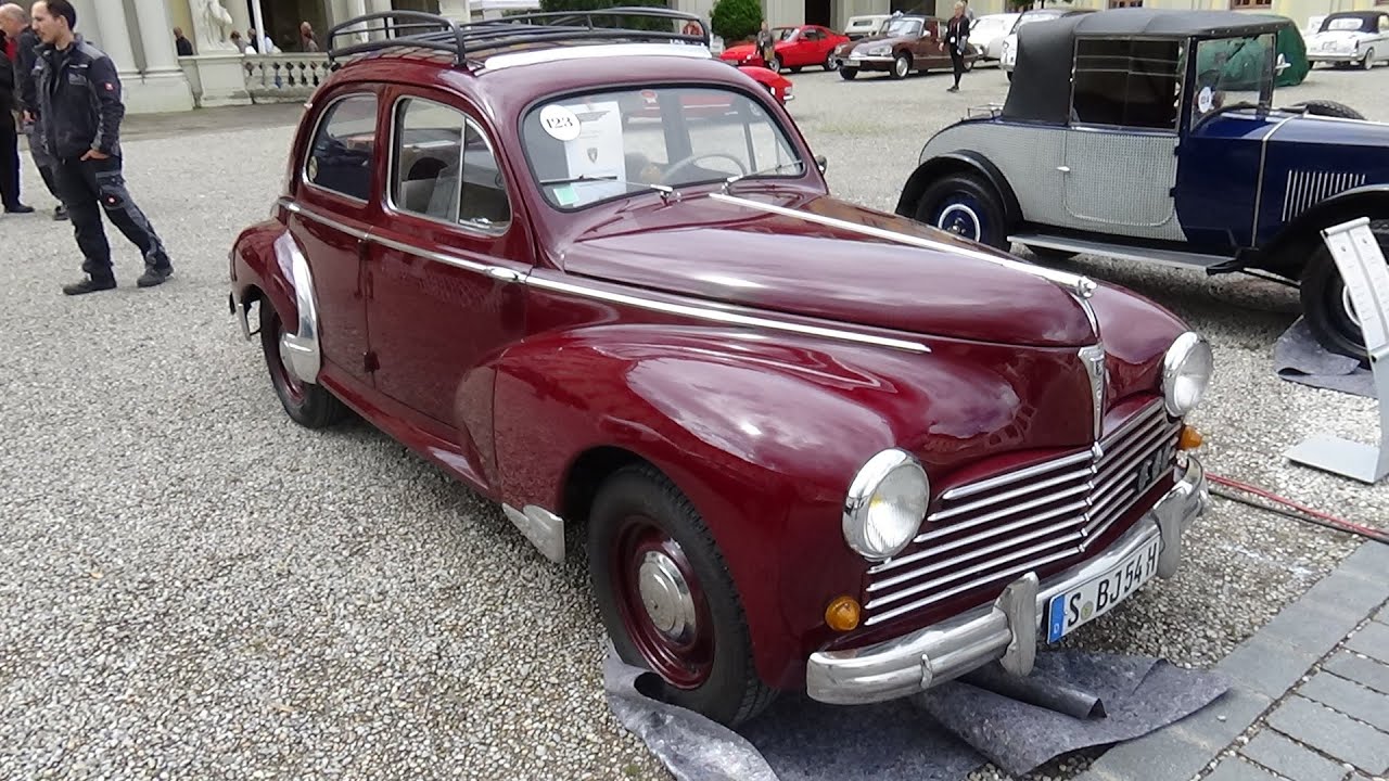 1954 Peugeot 203 C - Retro Classics meets Barock Ludwigsburg 2016 - YouTube