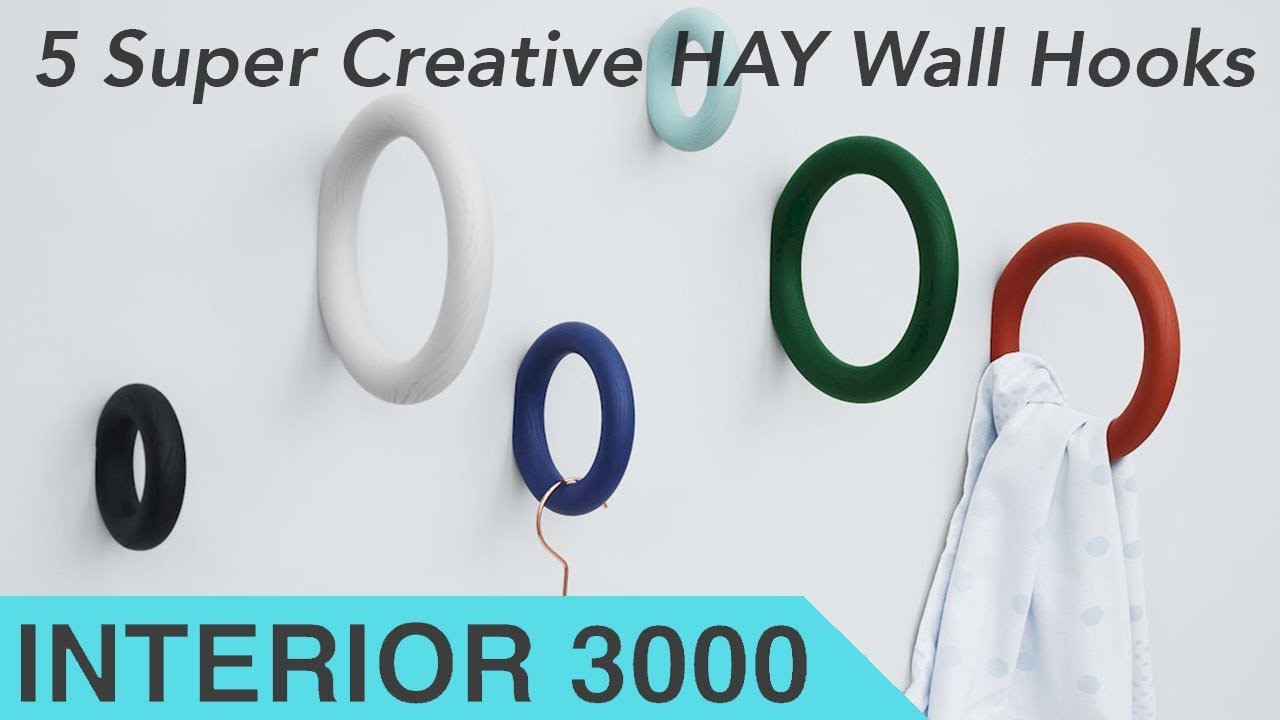 5 Super Creative Wall Hook Designs for HAY - Nordic Design - YouTube