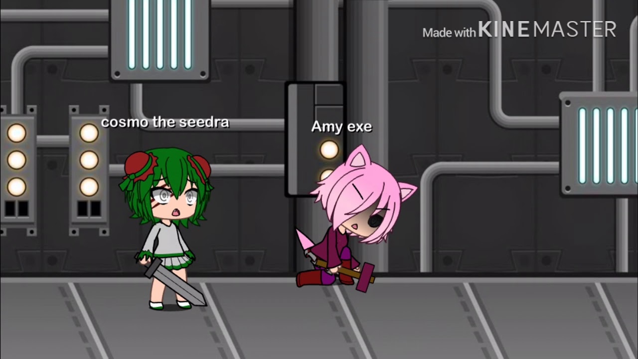 Amy exe vs cosmo the seedrain - YouTube