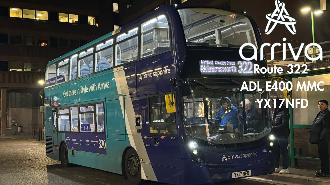 E400 MMC on arriva herts and Essex route 322 - YouTube