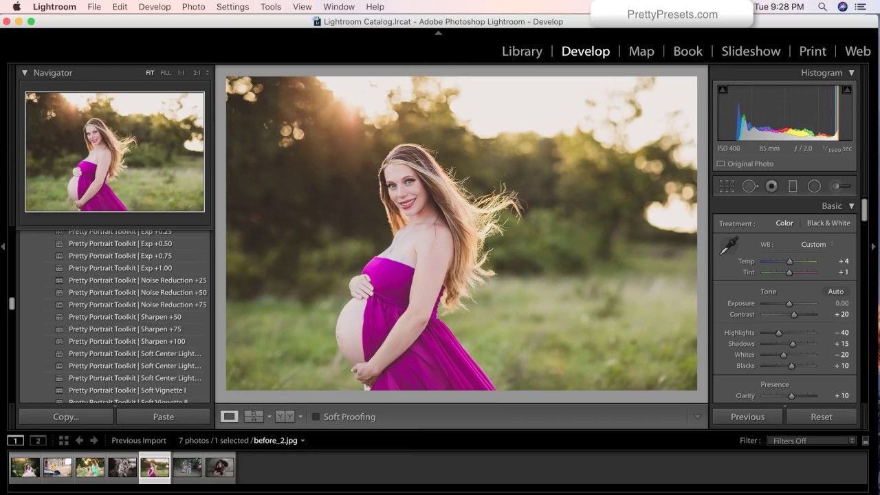 Lightroom Tutorial Clean Edit Portrait Workflow Collection Youtube