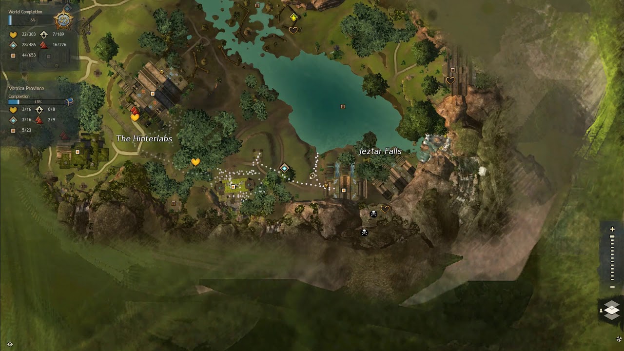 Guild Wars 2 Metrica Province Skill Point (Hero Point Challenge Guide ...