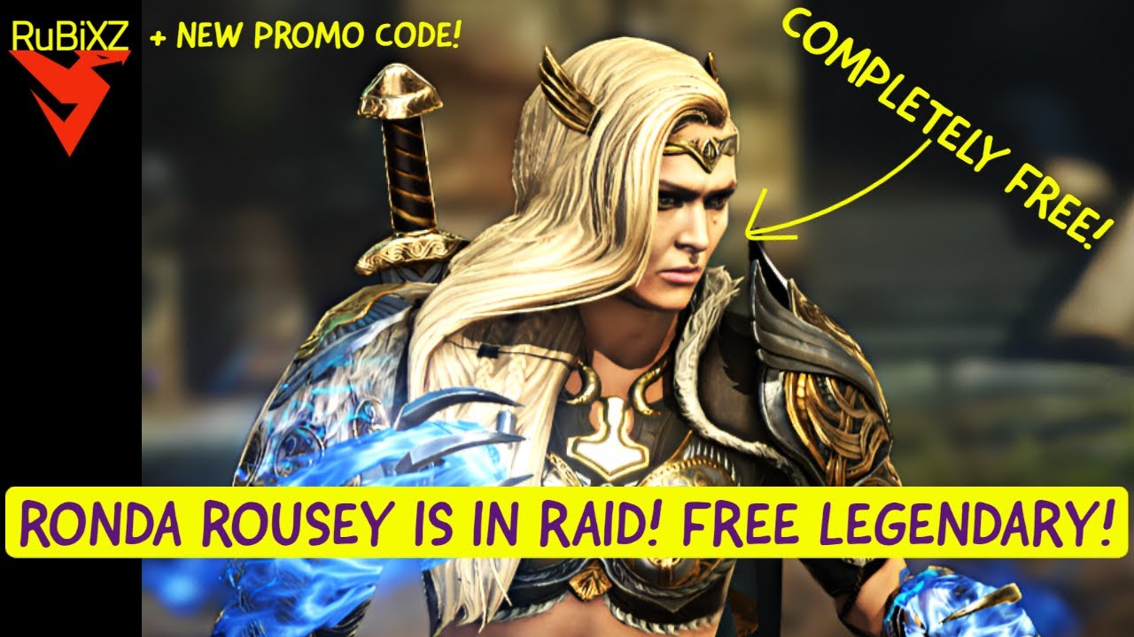 RONDA ROUSEY!? New FREE Legendary in RAID! & NEW Promo Code! | RAID ...