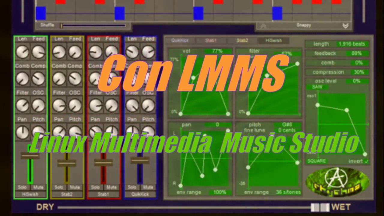 Anarchy Rhythms VST para LMMS Tutorial y Descarga Gratis - YouTube