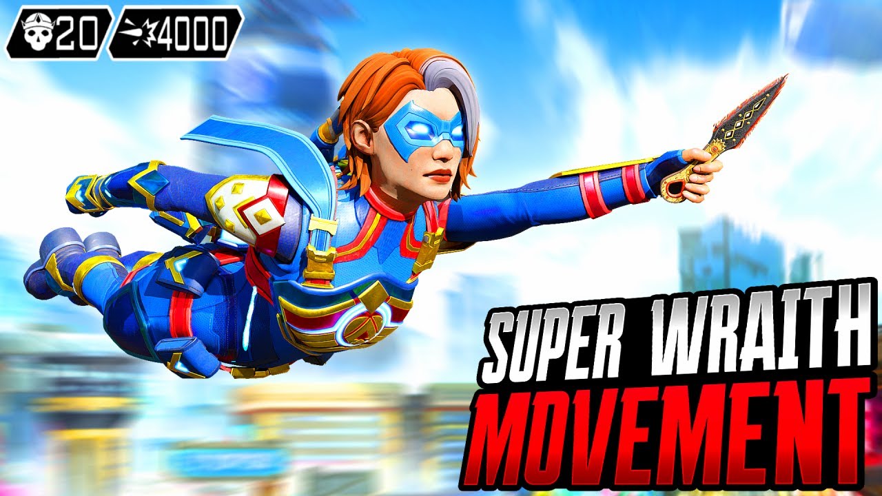 SOLO SUPER WRAITH MOVEMENT 20 KILLS AND 4K DAMAGE (Apex Legends ...