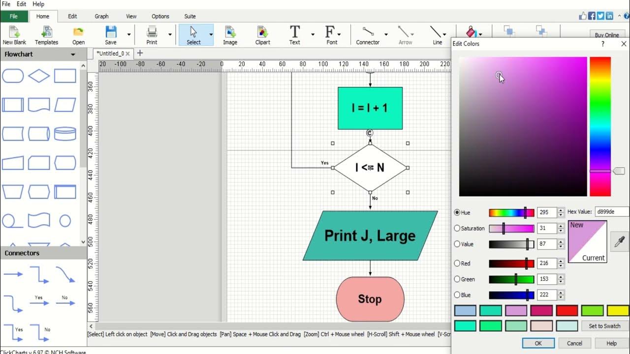 Learn How to Draw a Flowchart to Print the Largest of N Positive ...