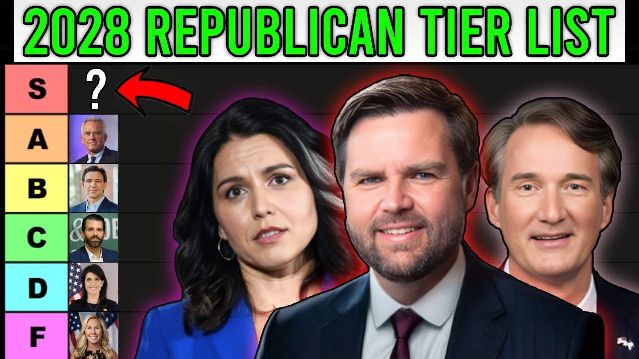 2028 Republican VP Picks: The Ultimate Tier List! - YouTube
