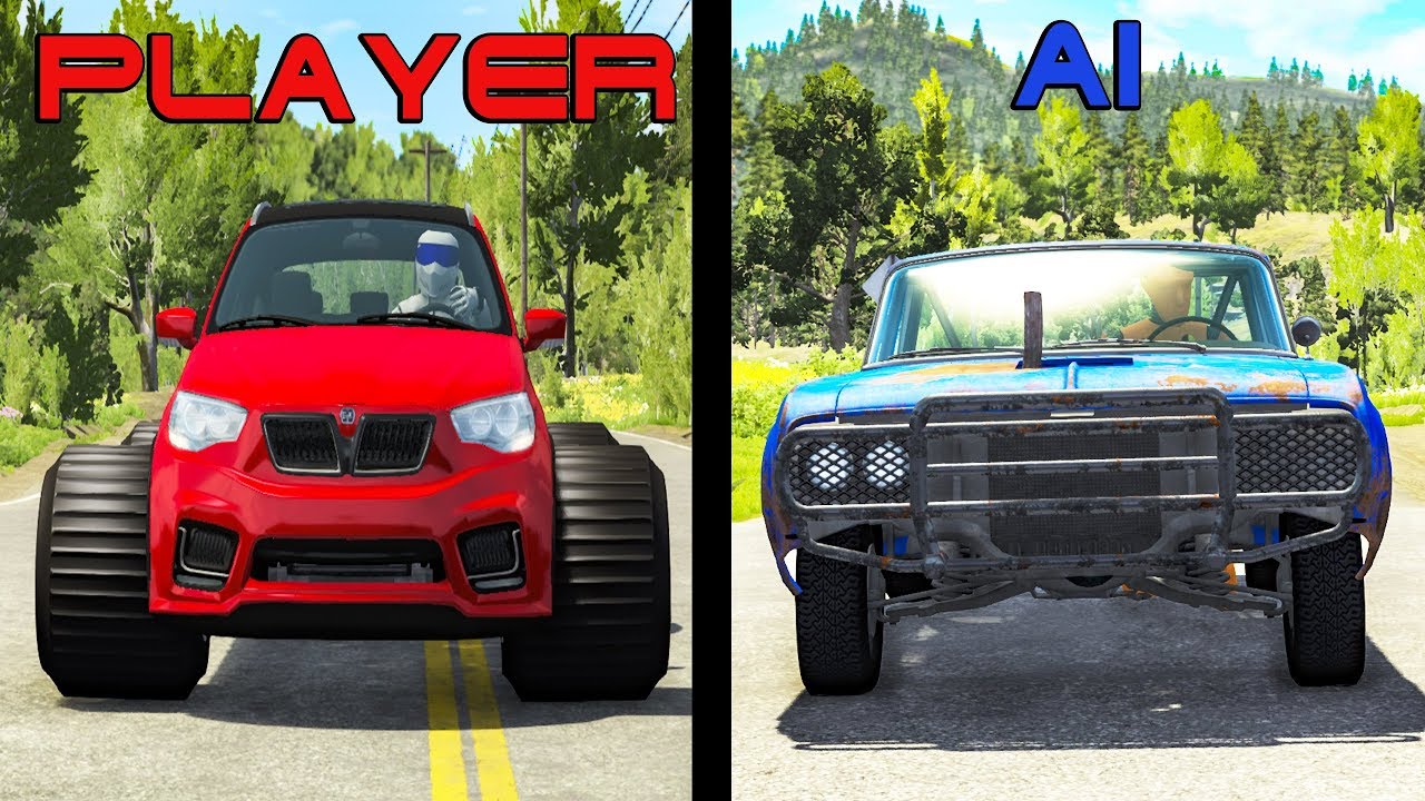AI vs Players (Cars edition) #3 - Beamng drive - YouTube