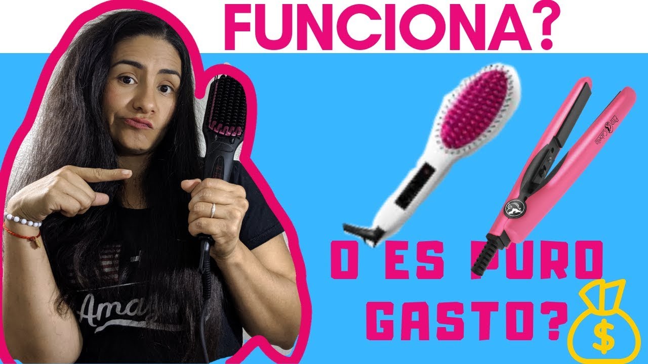 Unboxing And Review De Un Cepillo/Plancha Para El Cabello - YouTube