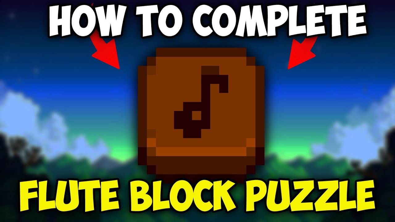 How to Complete Flute Block Puzzle in Stardew Valley - YouTube