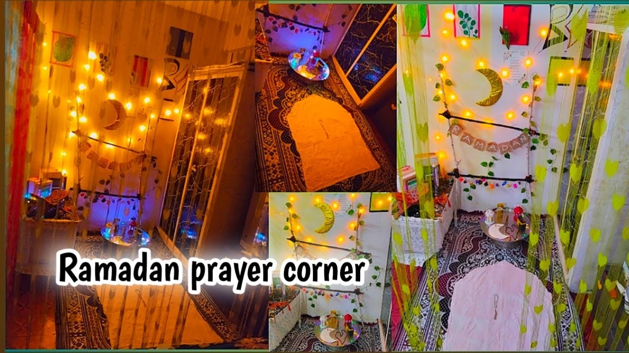 decorate prayer corner with me | Ramadan Namaz Corner Idea For Peacful ...