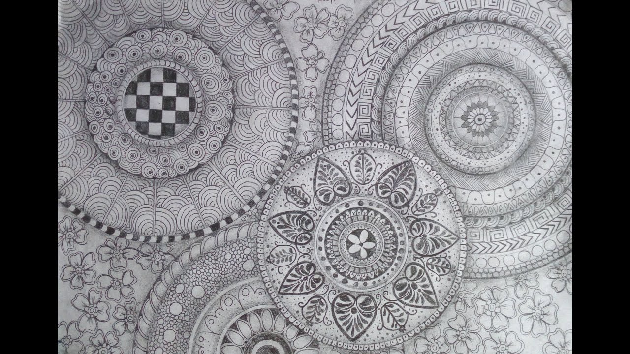 How to draw a big Mandala - YouTube