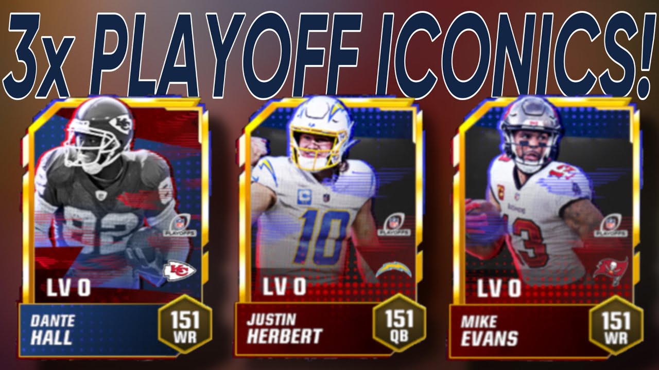 CLAIMING 3x PLAYOFF ICONICS! 151 OVERALL MASTERS! Madden Mobile 23 ...