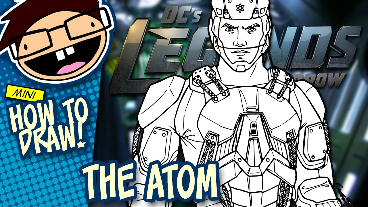 How to Draw THE ATOM (Legends of Tomorrow) | Narrated Easy Step-by-Step ...