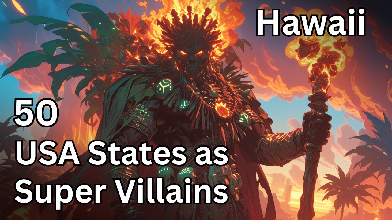 Asking AI to Draw Every USA State as Super Villains! - YouTube