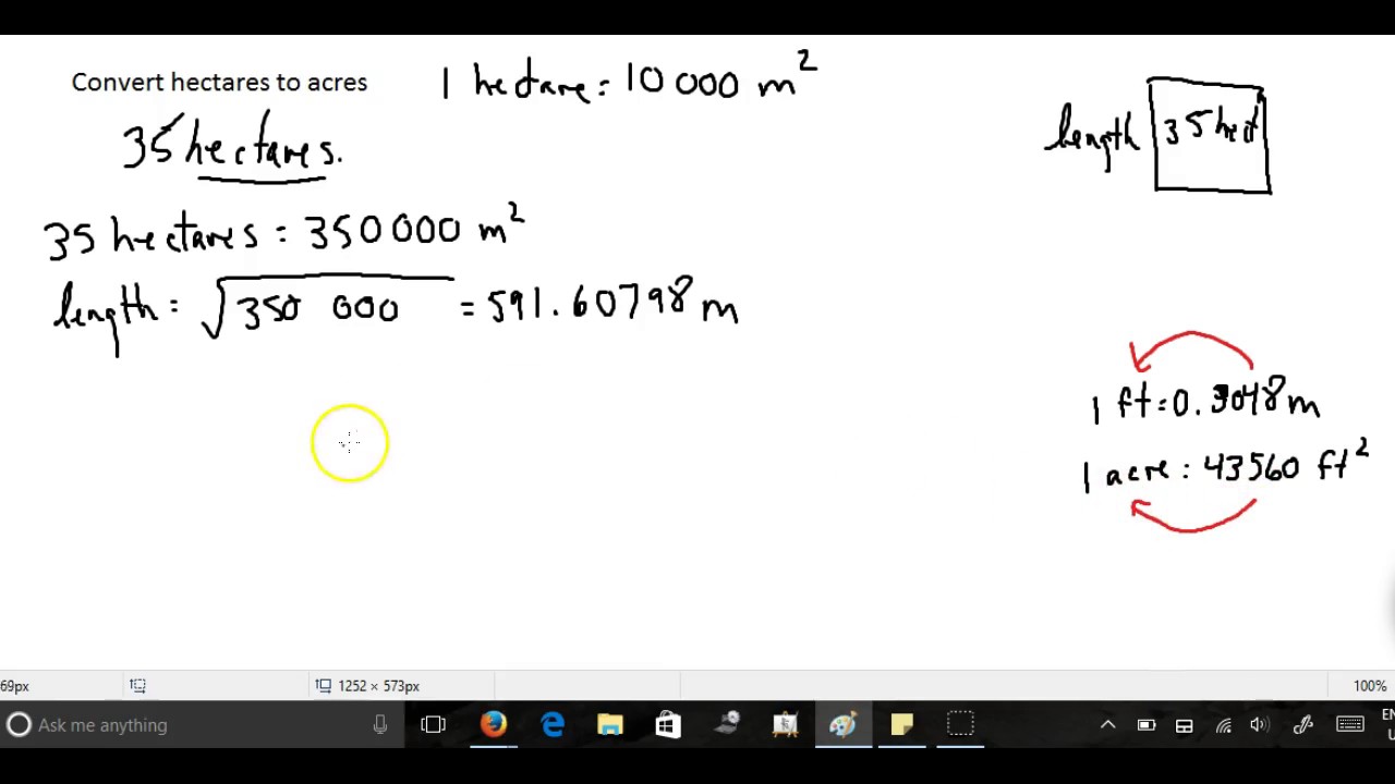 Convert Hectares To Acres YouTube