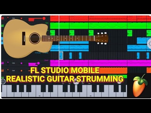 MIDI Pattern | Realistic Guitar Strumming | FL STUDIO MOBILE - YouTube