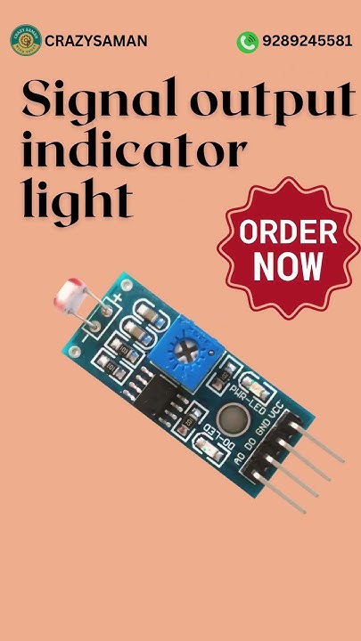 LDR Light Sensor Module | LM393 Photosensitive Light Dependent Resistor ...