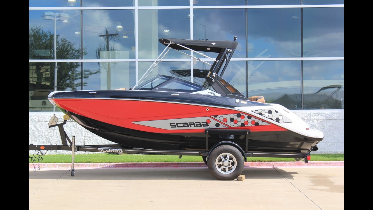 2018 Scarab 195 ID For Sale at MarineMax Dallas - YouTube