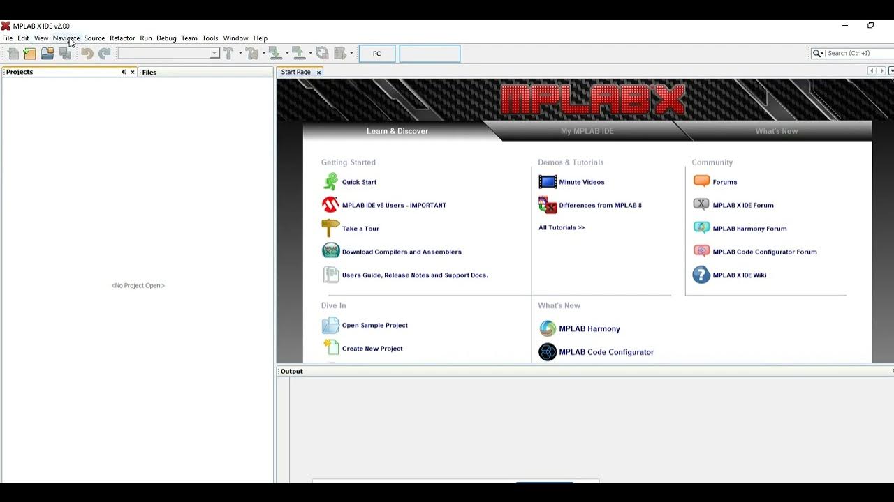 Video-18: How to create project in MPLAB X IDE software for PIC controller - 01 - YouTube
