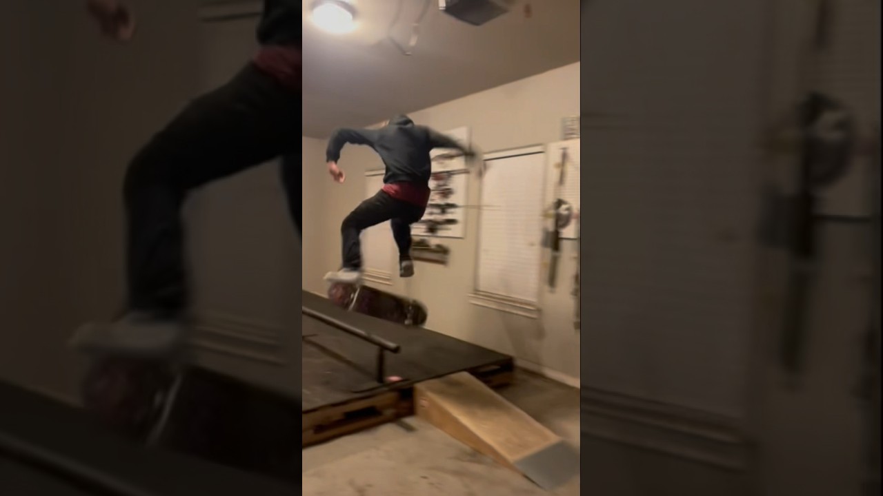 Kickflip bs board slide bump to rail #skateboard #skateboarding - YouTube