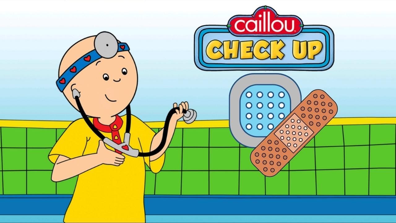 Caillou Check Up - Doctor - Educational Game for Kids - YouTube