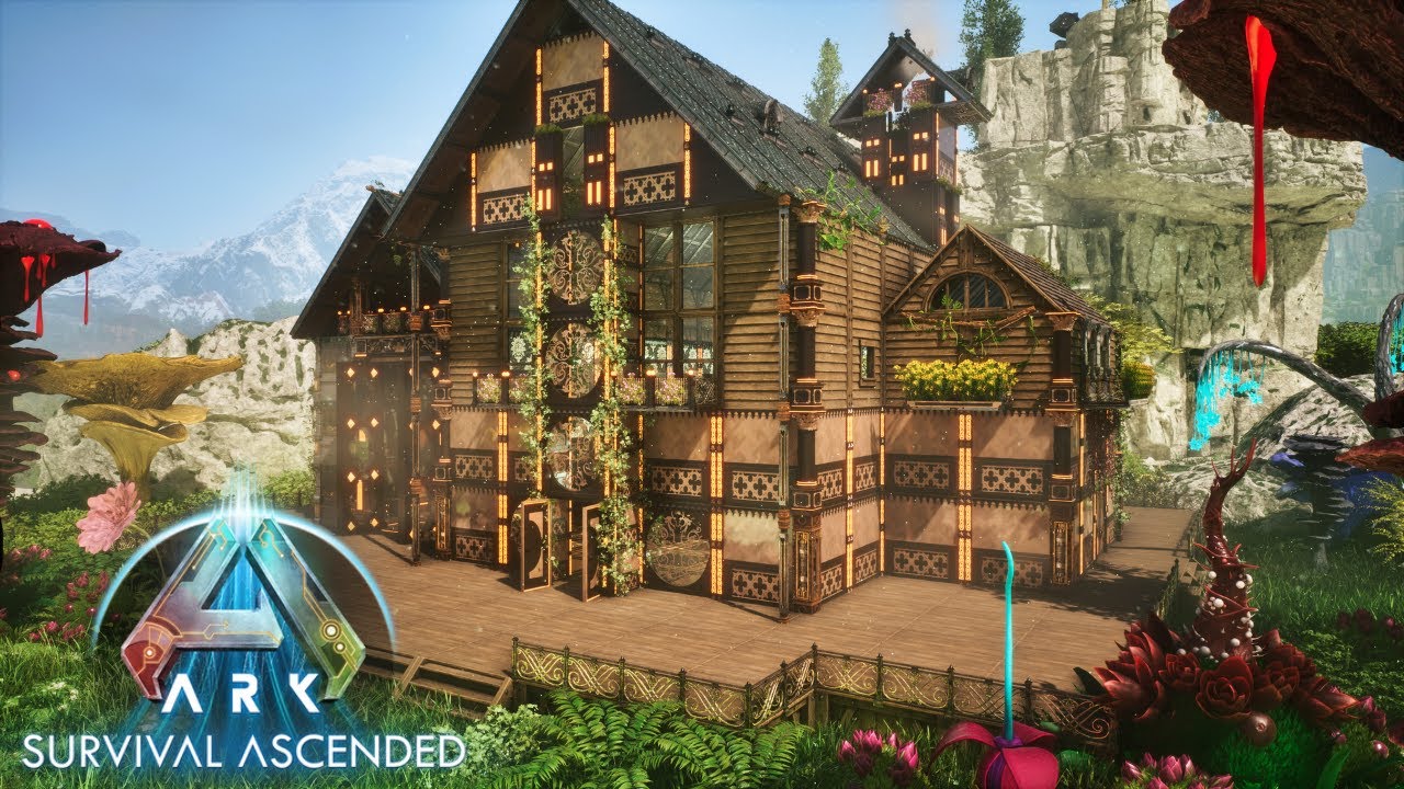 Victorian Sci-Fi?! Mid-Size Base Building Tutorial - ARK: Survival ...